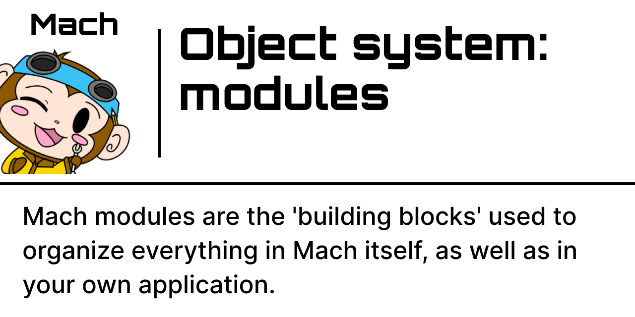 Object system: modules | Mach: zig game engine & graphics toolkit